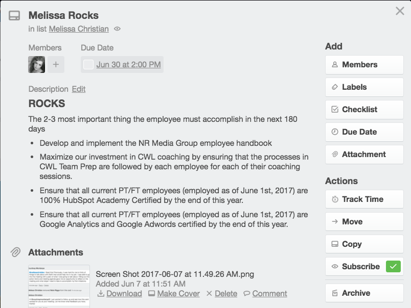 Using "Rocks" to Increase Employee Productivity